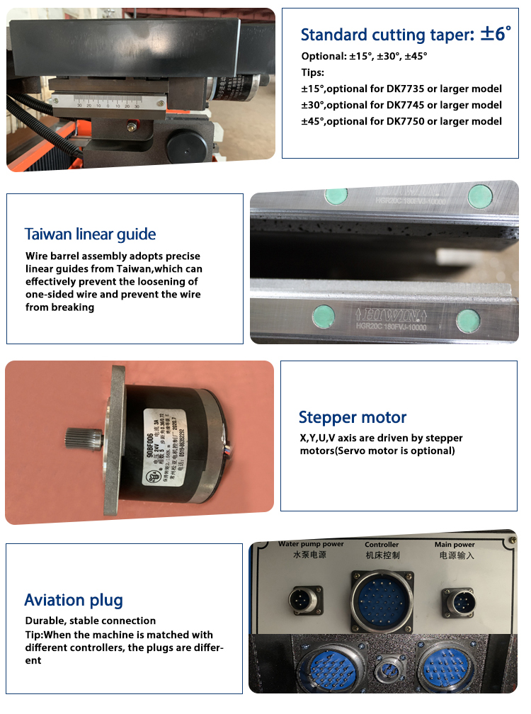 DK7745(40) high speed wire edm - Taizhou Terui CNC Machine Co., Ltd.
